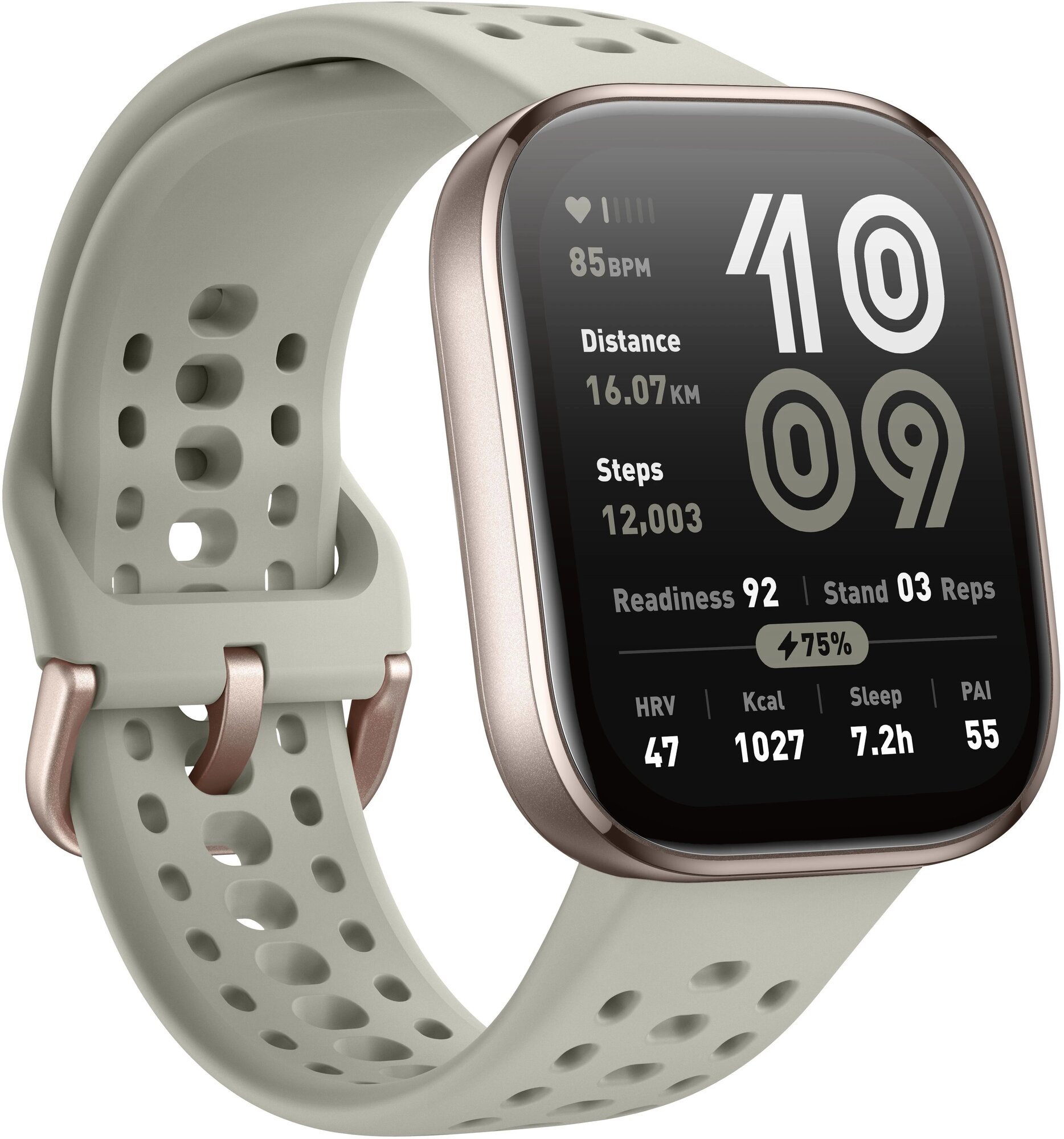 Смарт-часы Amazfit "Bip 6", сенсорный экран, GPS, уведомления, камень серый