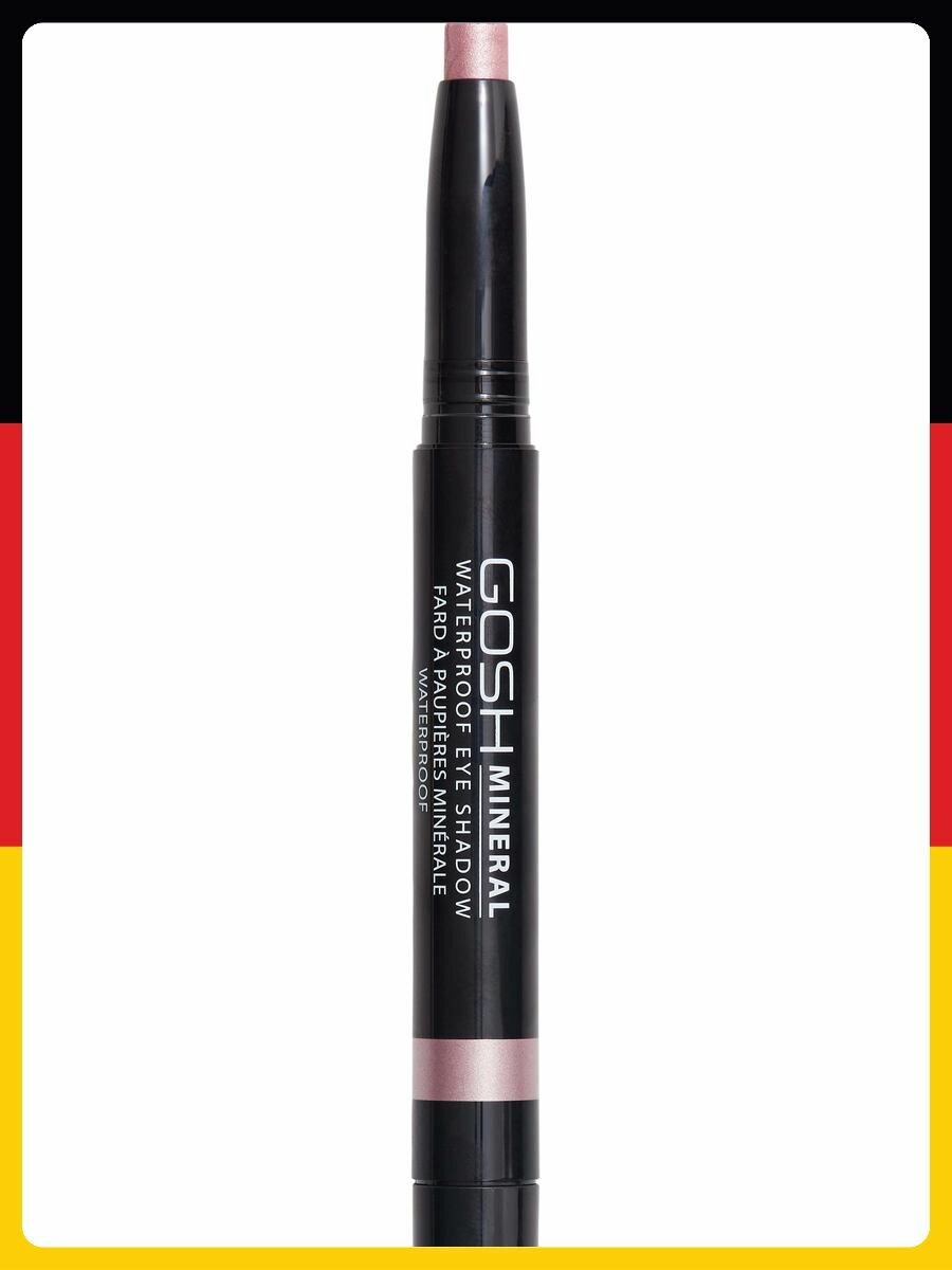 Тени для век Gosh Mineral Waterproof Eye Shadow 009 Rose