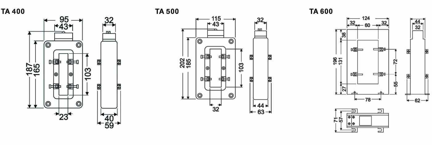 Трансформатор тока TA600 3000/5A (M705B7) Circutor