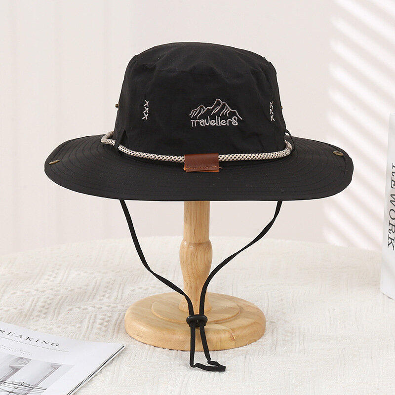 Шляпа, женская, альпинистская, кемпинговая, водонепроницаемая, быстросохнущая, черная
