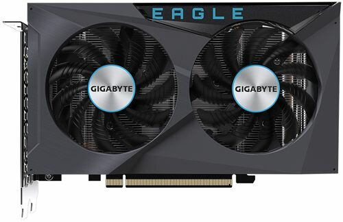Видеокарта GIGABYTE AMD Radeon RX 6500 XT EAGLE (GV-R65XTEAGLE-4GD) - PCI-E 4.0, 4 ГБ, GDDR6, 64 бит, DisplayPort, HDMI, GPU 2610 МГц