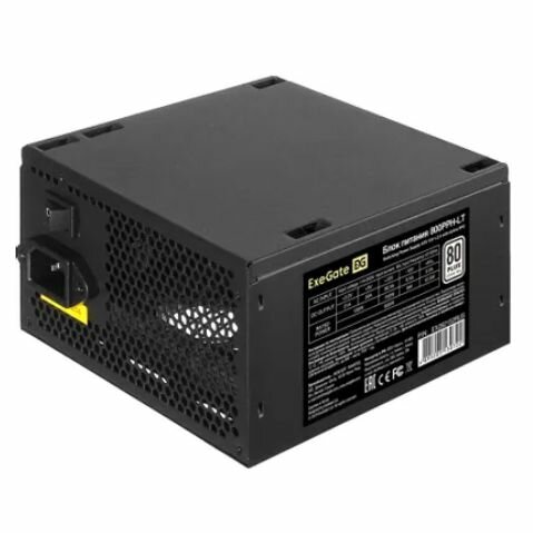Блок питания ExeGate 800PPH-LT EX292152RUS-OEM 800W (EX292152RUS-OEM) черный - 800 Вт, 80+ Standart, ATX 20+4 пин, 4 pin + 4 pin x2 CPU, 8 SATA, 4 x 6+2 pin PCI-E