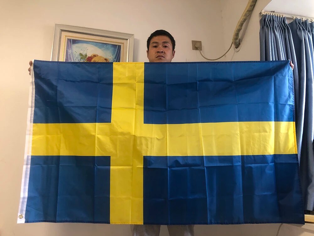Шведский флаг SKY FLAG, 3х5 футов, полиэстер