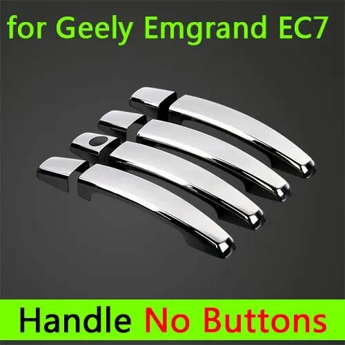 Аксессуары для Geely Emgrand EC7, хромированная дверная ручка EC715 EC718 EC7-RV 2009 2010 2011 2012 2013 2014 2015, наклейки для стайлинга автомобилей