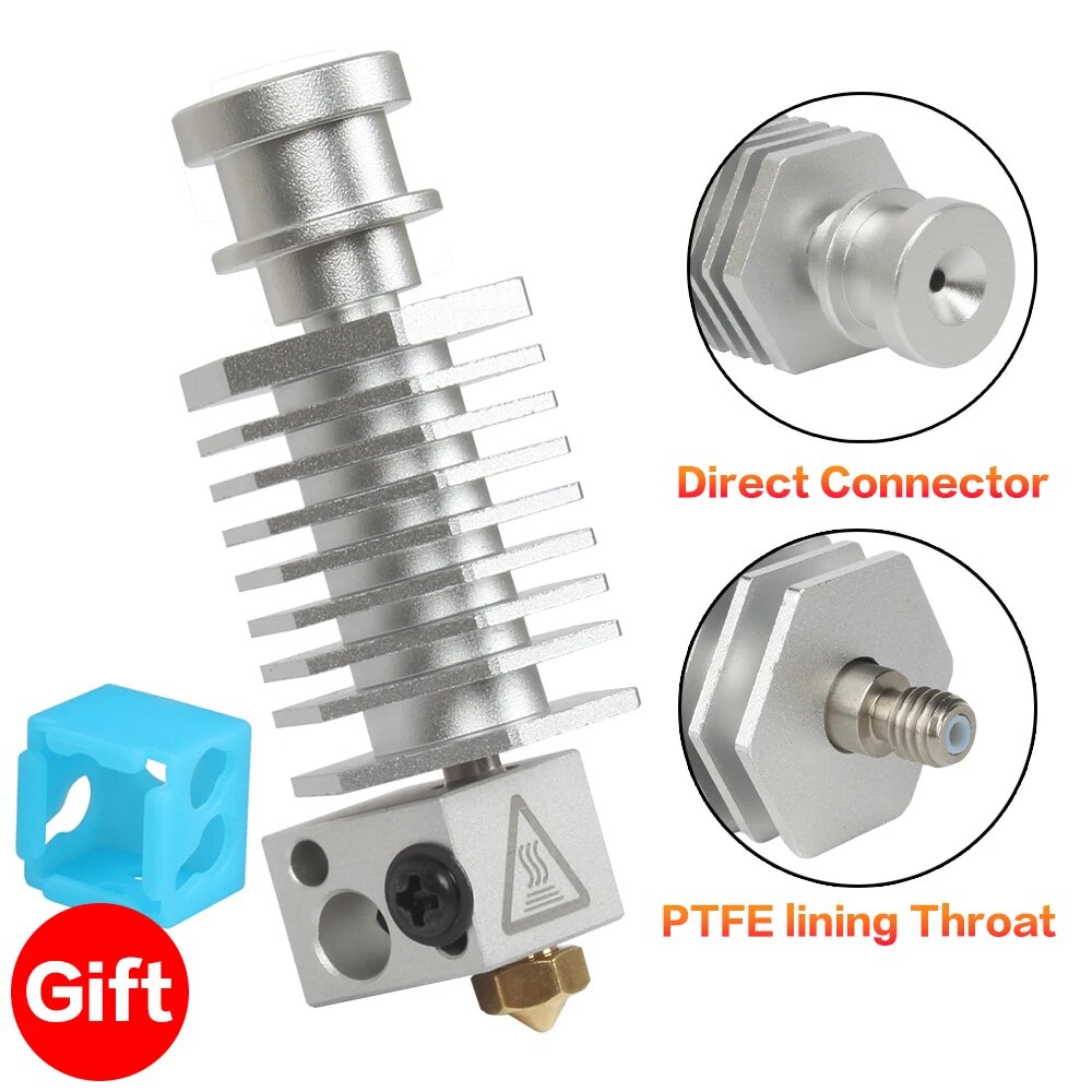 XCR3D E3D V6 BP6 Hotend Heatbreak для 3D-принтера Silver BP6 Direct