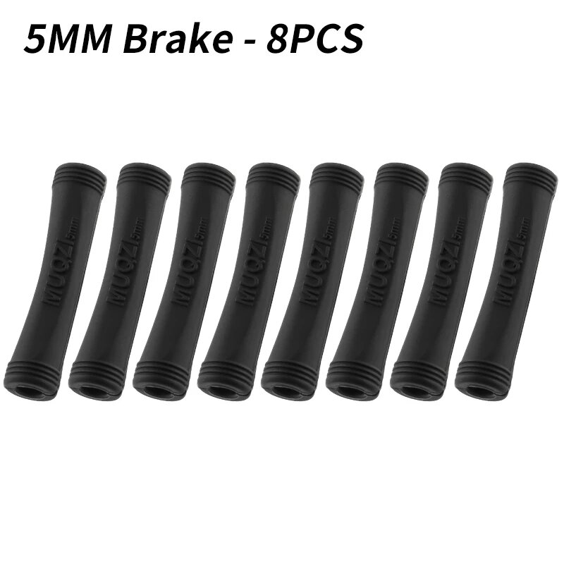 MUQZI Защита тормозных шлангов 4/8 шт. Черный, 5mm Black 8pcs