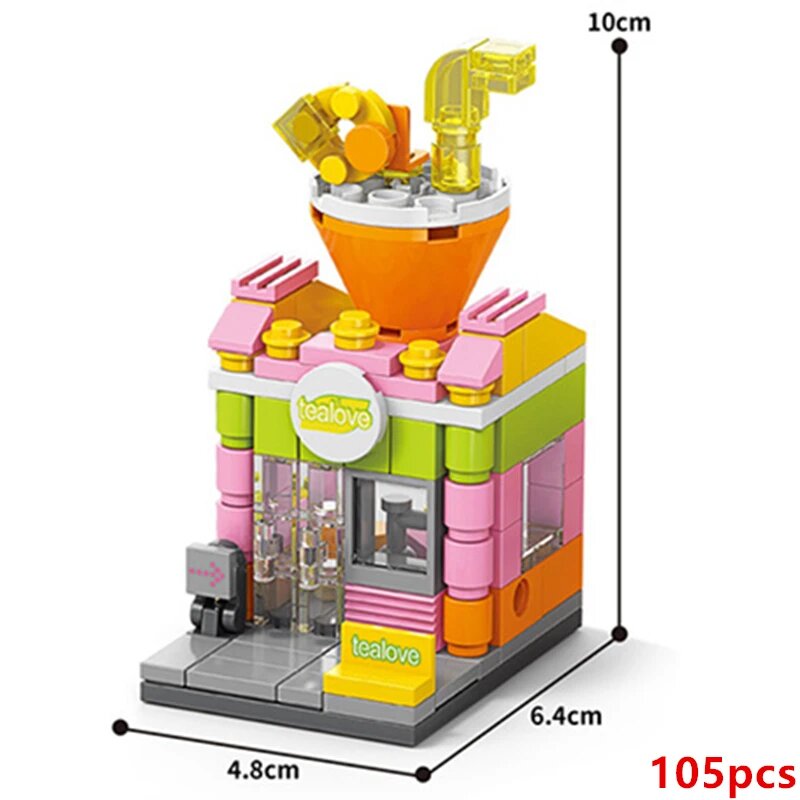 Конструктор зданий "Новые Архитектуры Друзья" no Box 105pcs