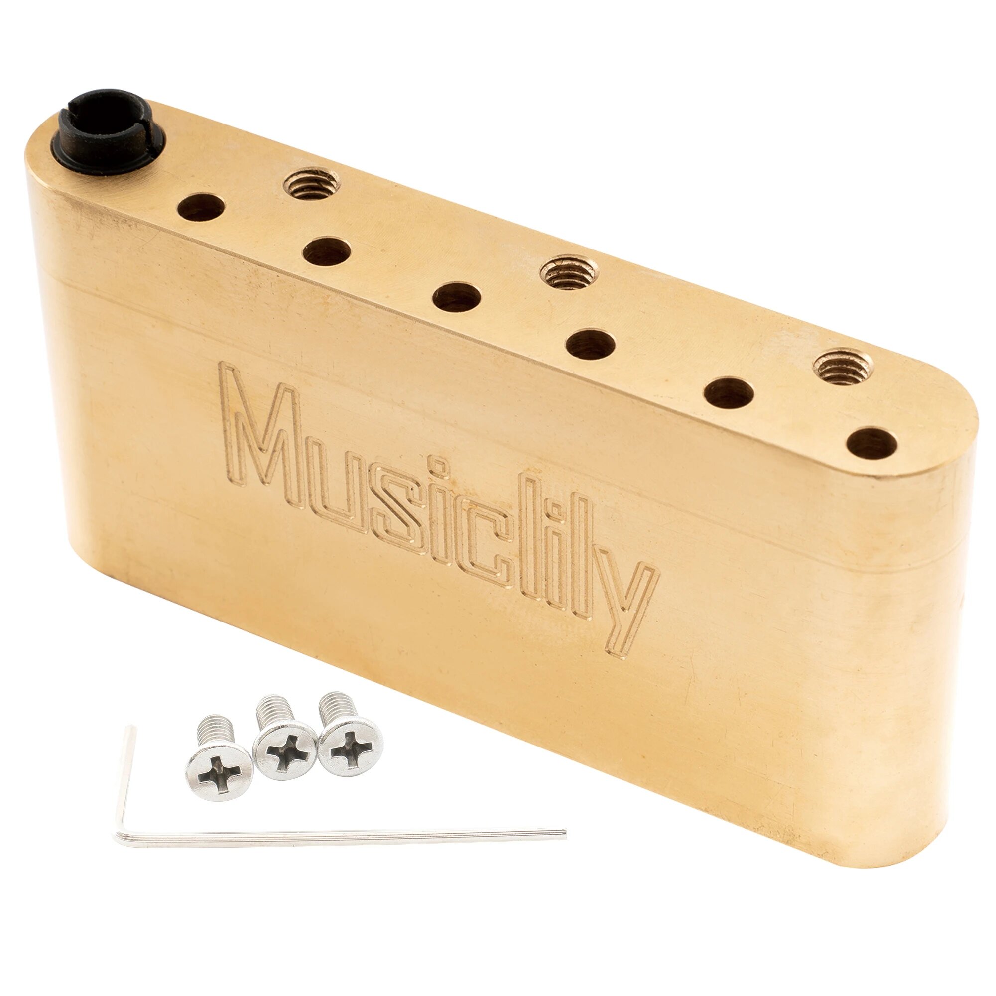 Musiclily тремоло-блок для гитары, Solid Brass 36mm