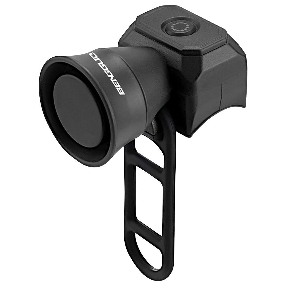 Электрический велосипедный звонок APWIKOGER 120 дБ 5 режимов Черный, Black 1PCS