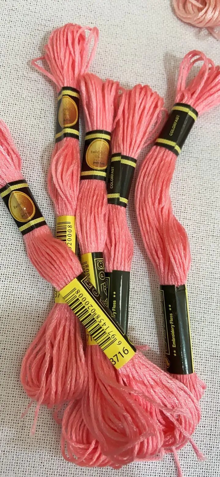 Набор ниток для вышивки DMC 3371 Розовый, 3716