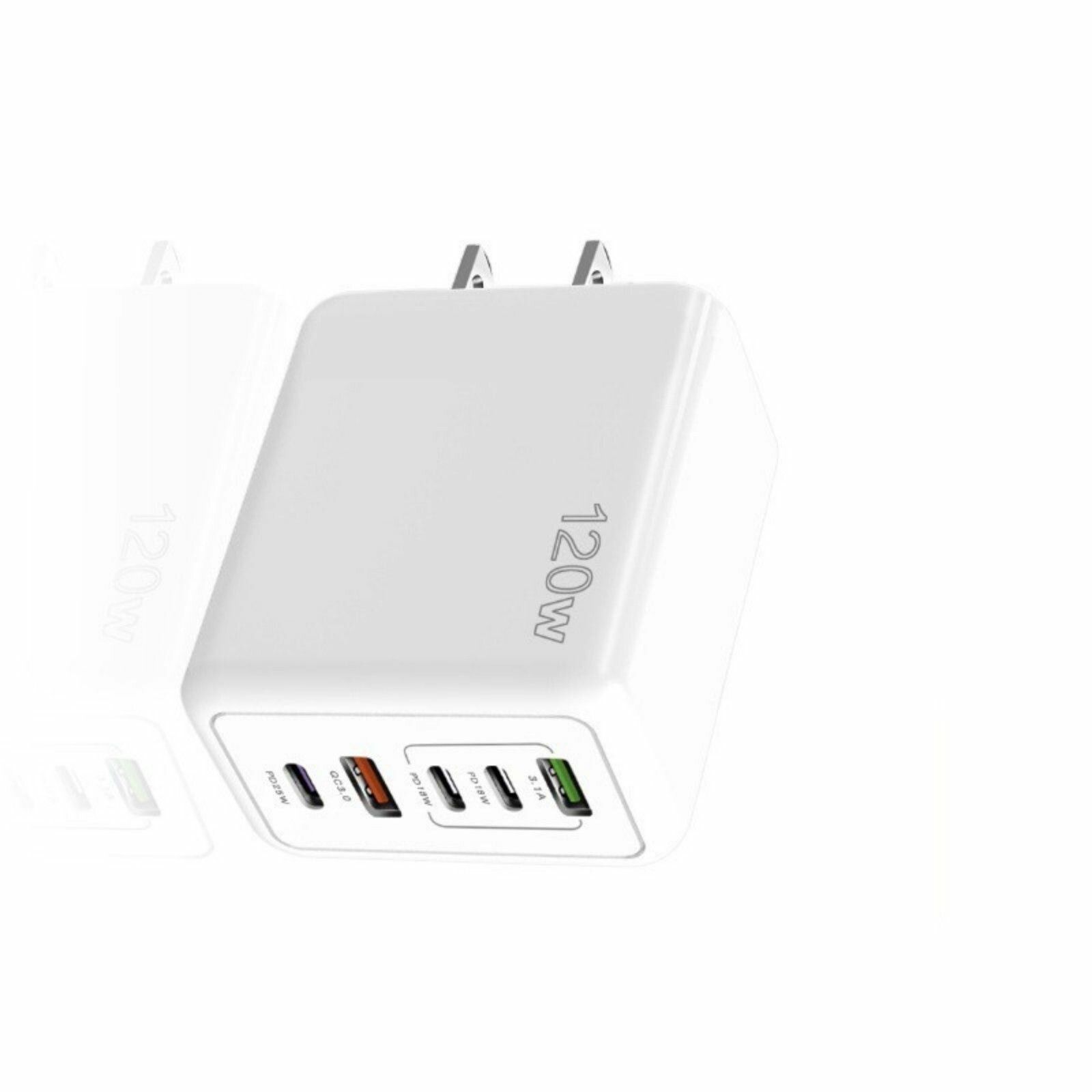 120 Вт USB Type C Зарядные устройства c QC30 PD для ноутбуков планшетов