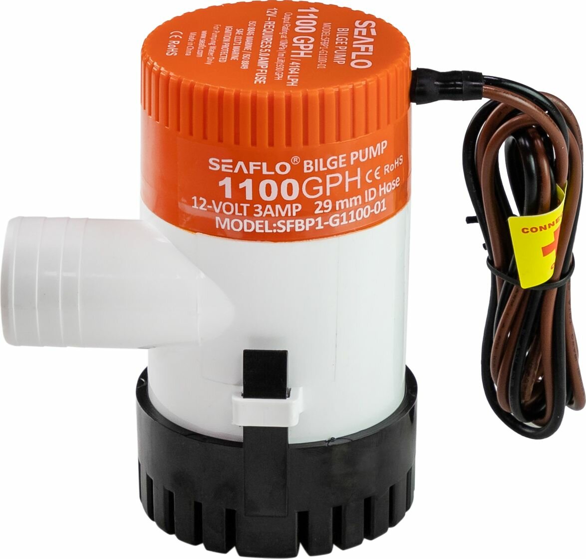 Трюмная помпа мореман 70 л/мин, 12 В