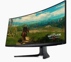 Монитор Dell Монитор Dell 34.18"AW3423DWF 1800R, QD OLED, UWQHD 0,1ms, 1000cd, 165Hz, HDMI, DP, USB, HAS