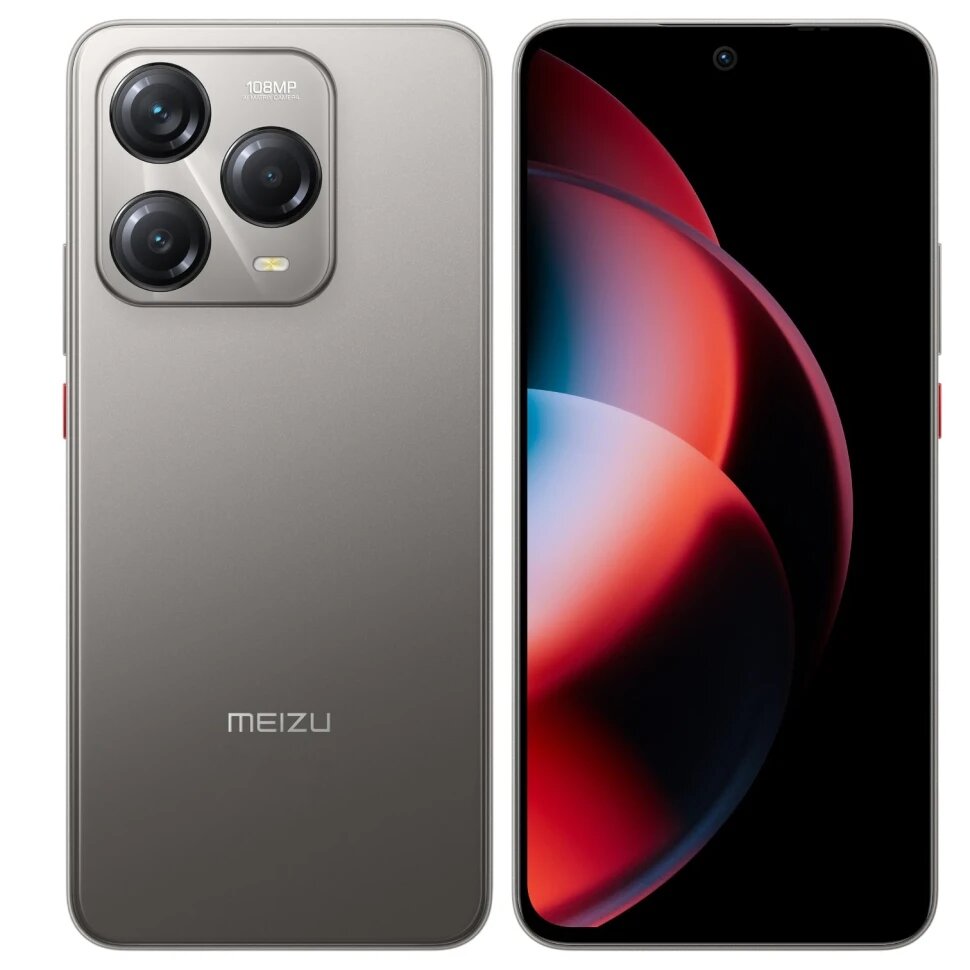 6.78" Смартфон Meizu Note 22, 8/128 ГБ, AMOLED, NFC, 4G, 5000 мА*ч, золотистый