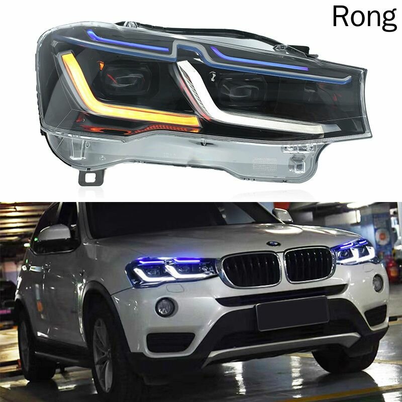 Фары автомобильные, 2 шт, арт. BMW X3 F25 LCI 2014-2017