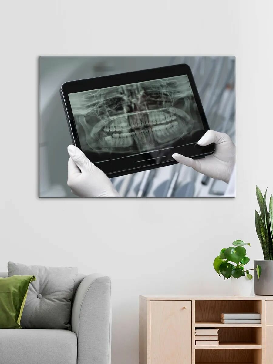 Картина на стену "Услуги стоматологии", 40х30 см