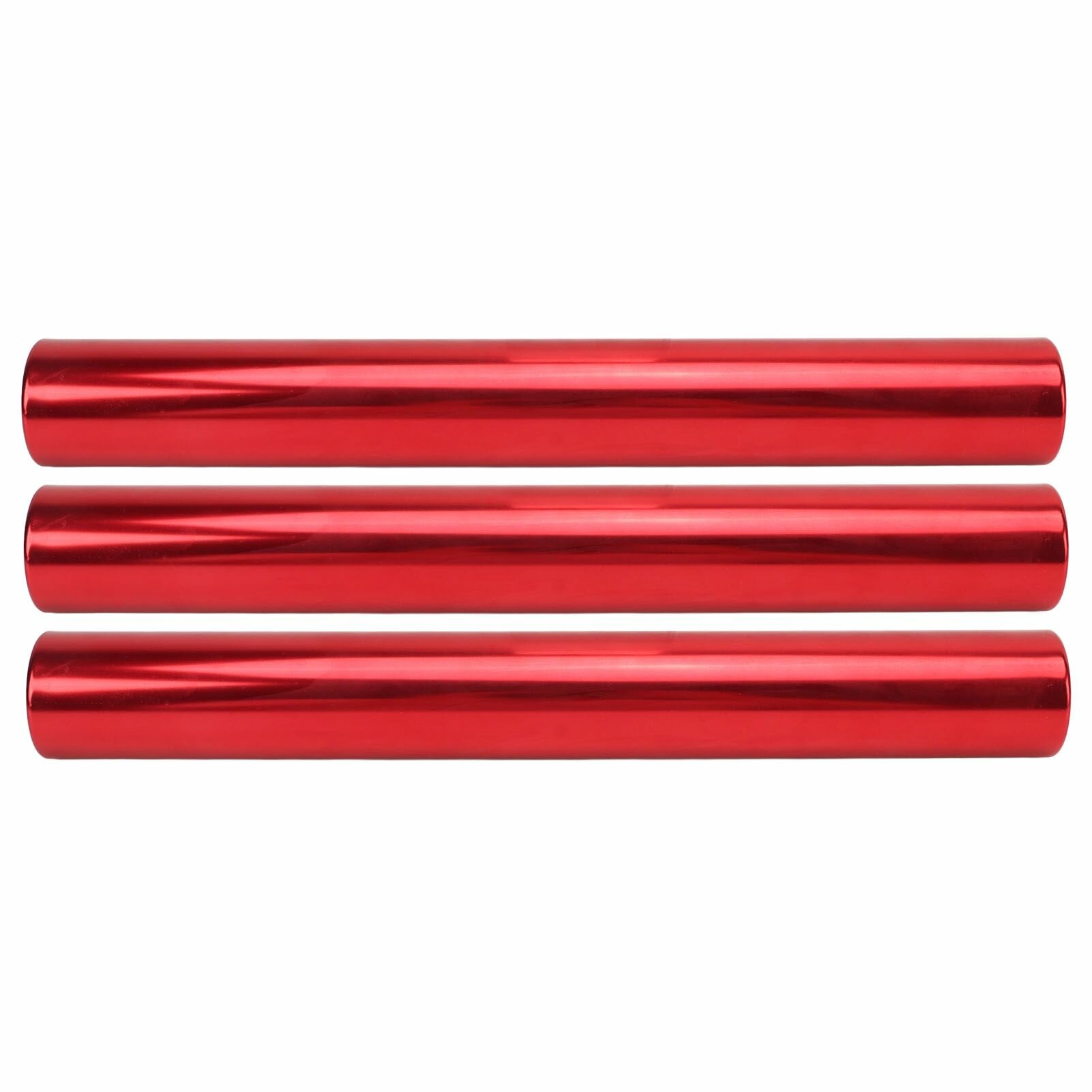 3 шт. эстафетных палочки из алюминиевого сплава для бега на открытом воздухе, студенческое командное эстафетное оборудование, прочные, легкие, красные