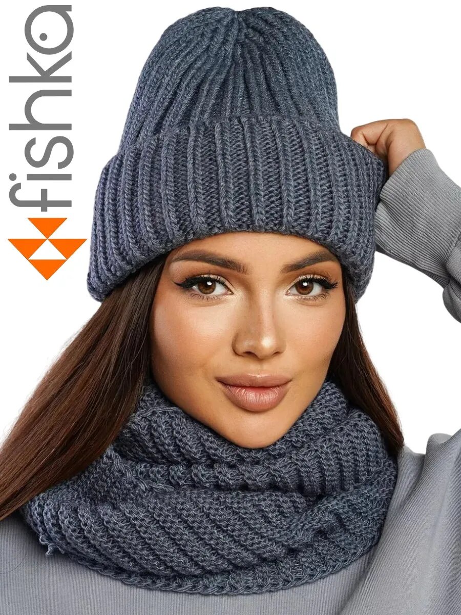 Шапка-бини для женщин