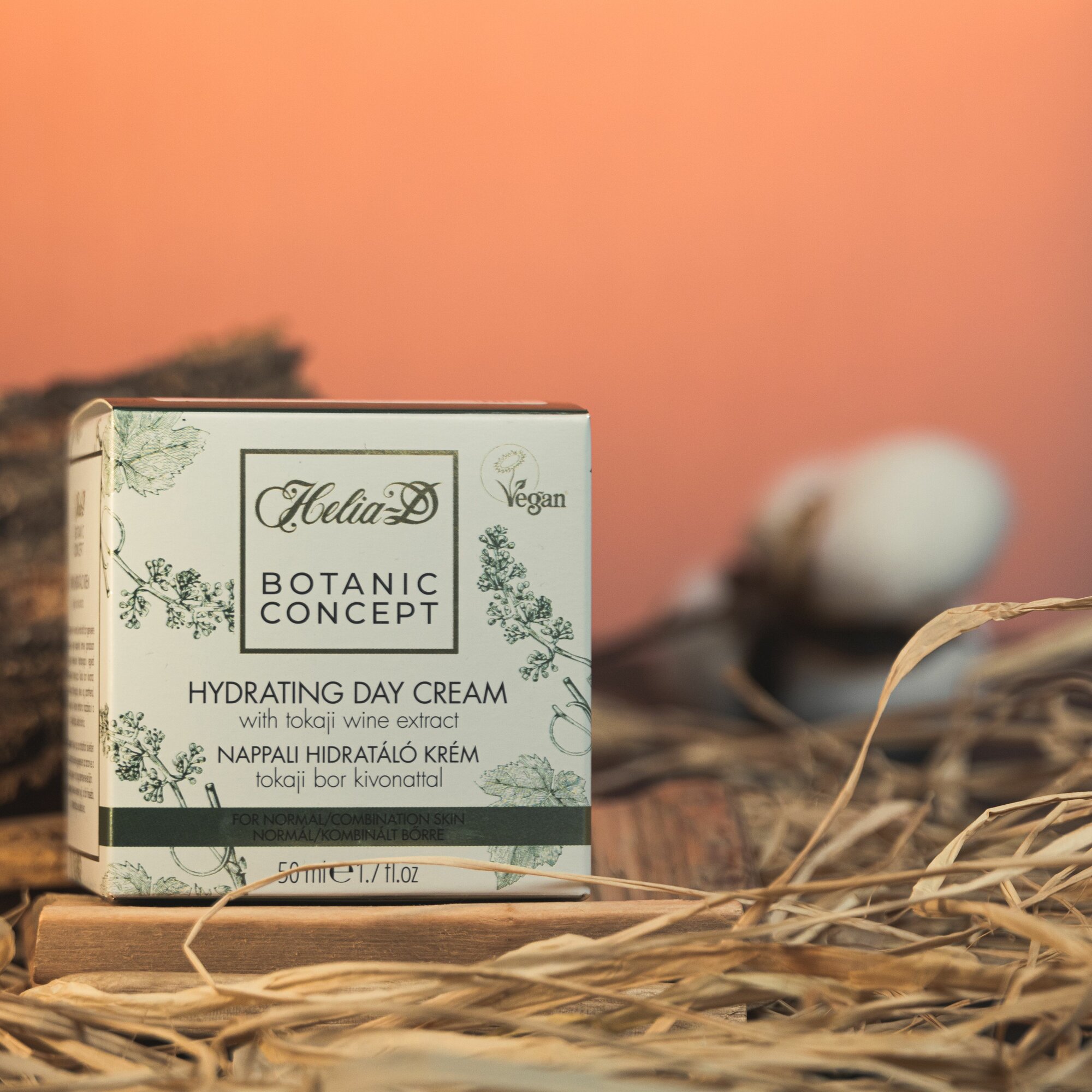 Helia-D Botanic Concept Увлажняющий крем с экстрактом вина для комбинированной кожи, 50 мл