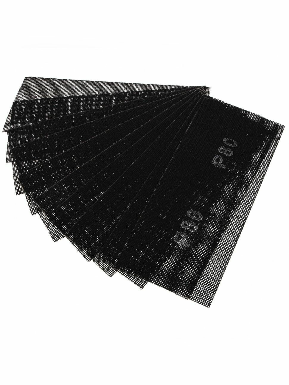 Сетка абразивная, P 80, 115 х 280 мм, 10 шт Sparta 751225