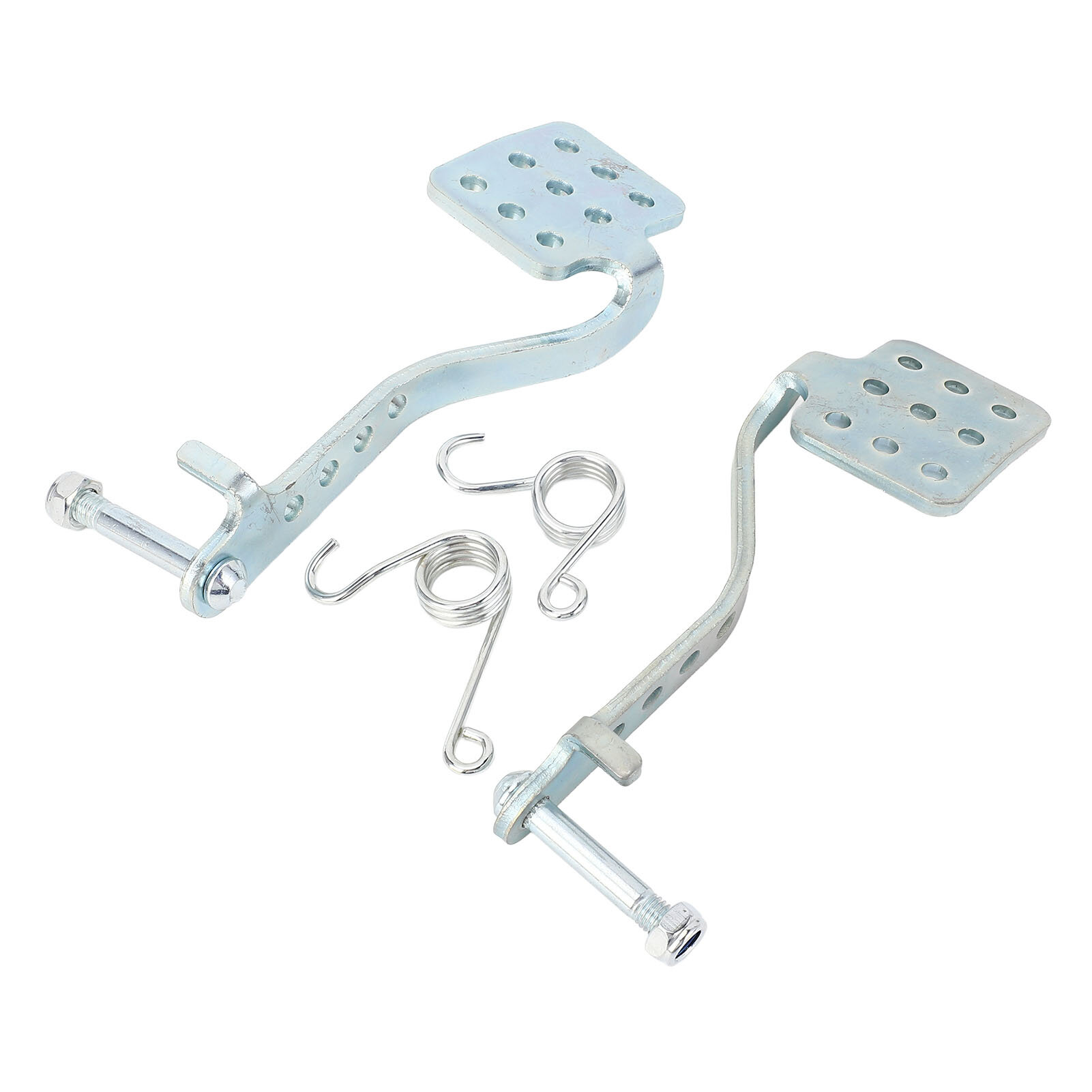 Комплект педалей для картинга, антискользящая педаль тормоза и дроссельной заслонки для картинга с возвратными пружинами для 212 куб. см, 196 куб. см, 6,5 л. с, 5,5 л. с. Road Rocket