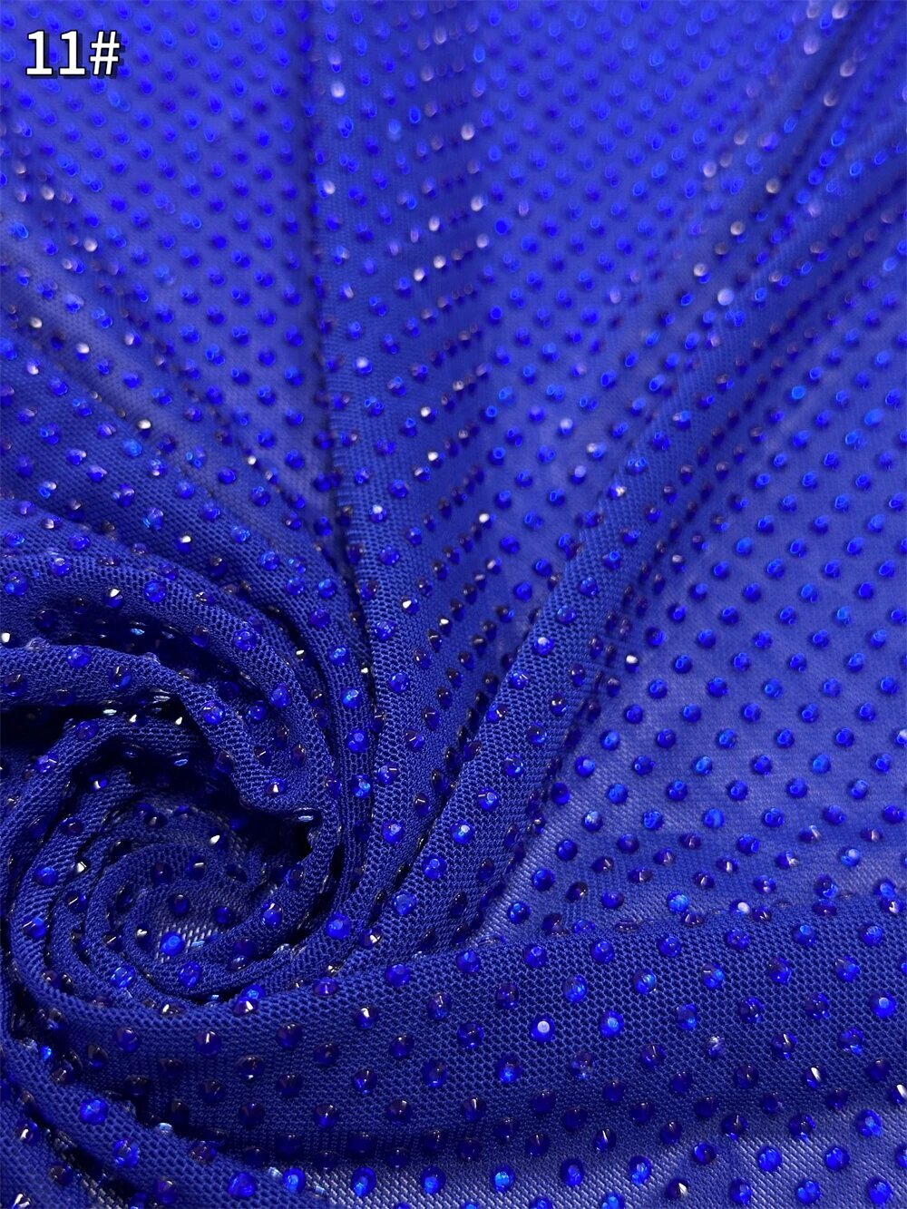 Кружево с пайетками smvp Синий, TM220-3