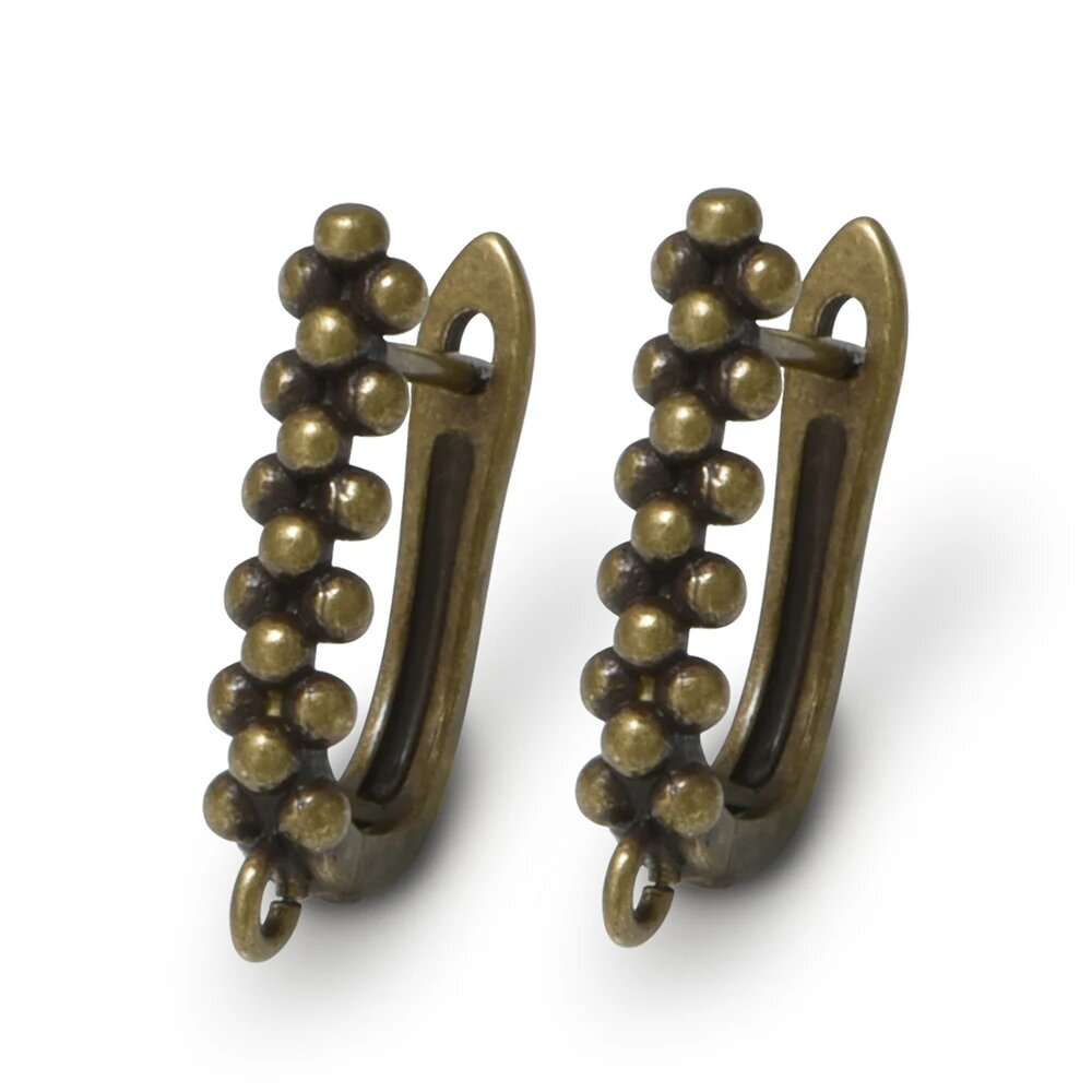 Бронзовые серьги-манжеты YANASI, Antique Bronze