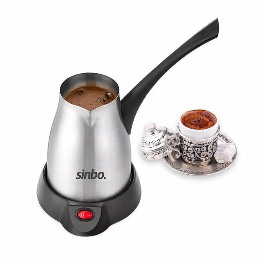 Турка электрическая sinbo2943 F, серый, серый металлик