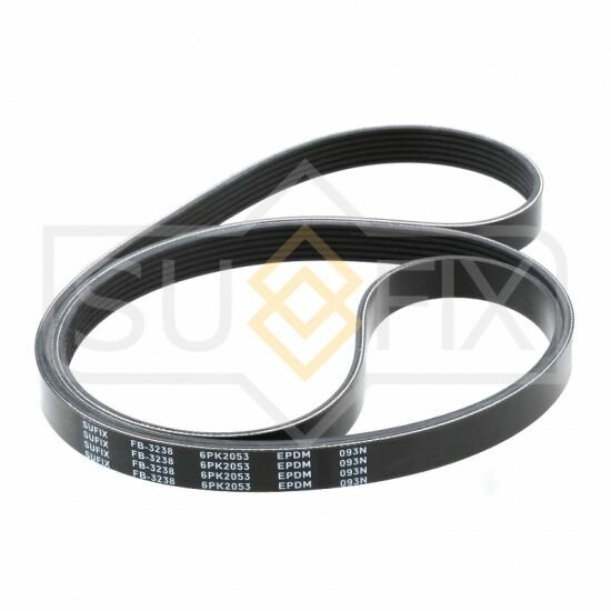 SUFIX Ремень поликлиновый 6PK2053 лексус ис 2 / LEXUS IS II 2005-2013, мерседес варио / MERCEDES VARIO Platform Chassis 1996-2013 FB3238