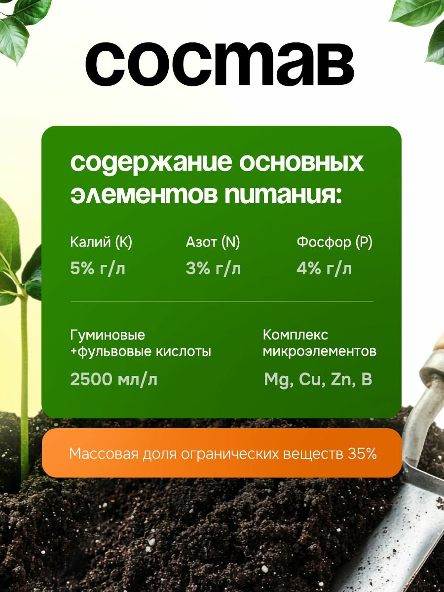 Удобрение для огурцов на подоконнике / подкормка для балконных томатов и зелени экосс 1 л — фото 1