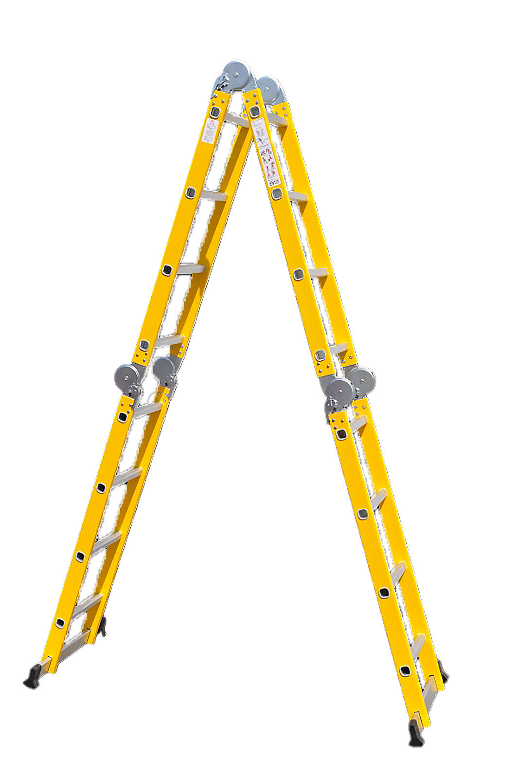 Лестница-Трансформер Sevenberg 4Х4 F Фиберглассовая, Длина 4.72 М, Нагрузка 150 Кг.