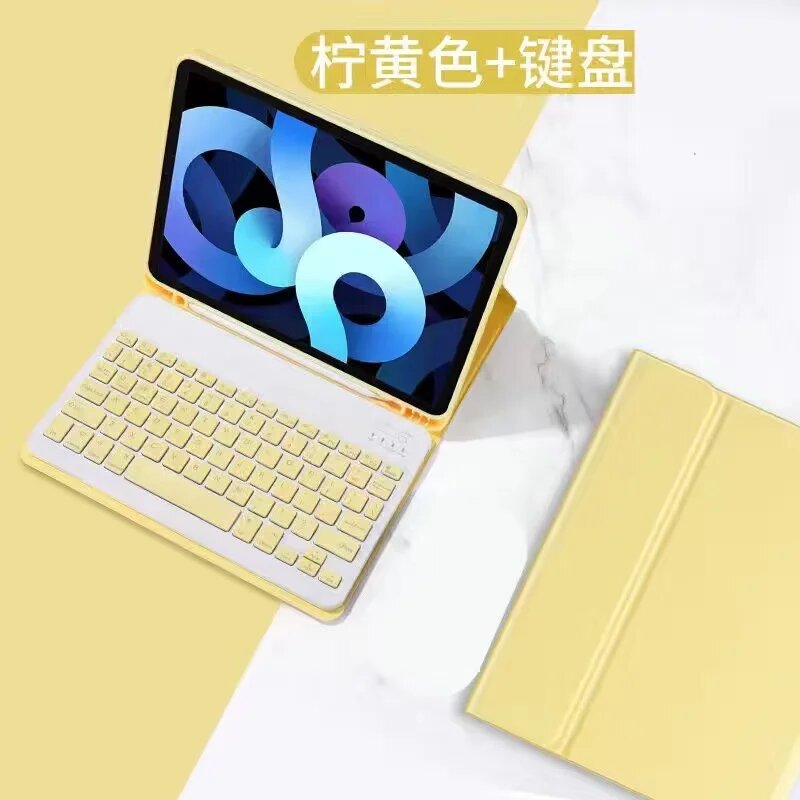 Чехол-клавиатура OPUYYM для iPad mini 6/8.3/7 1/2/3/4/5 iPad mini 7 8.3 inch, Желтый, YELLOW