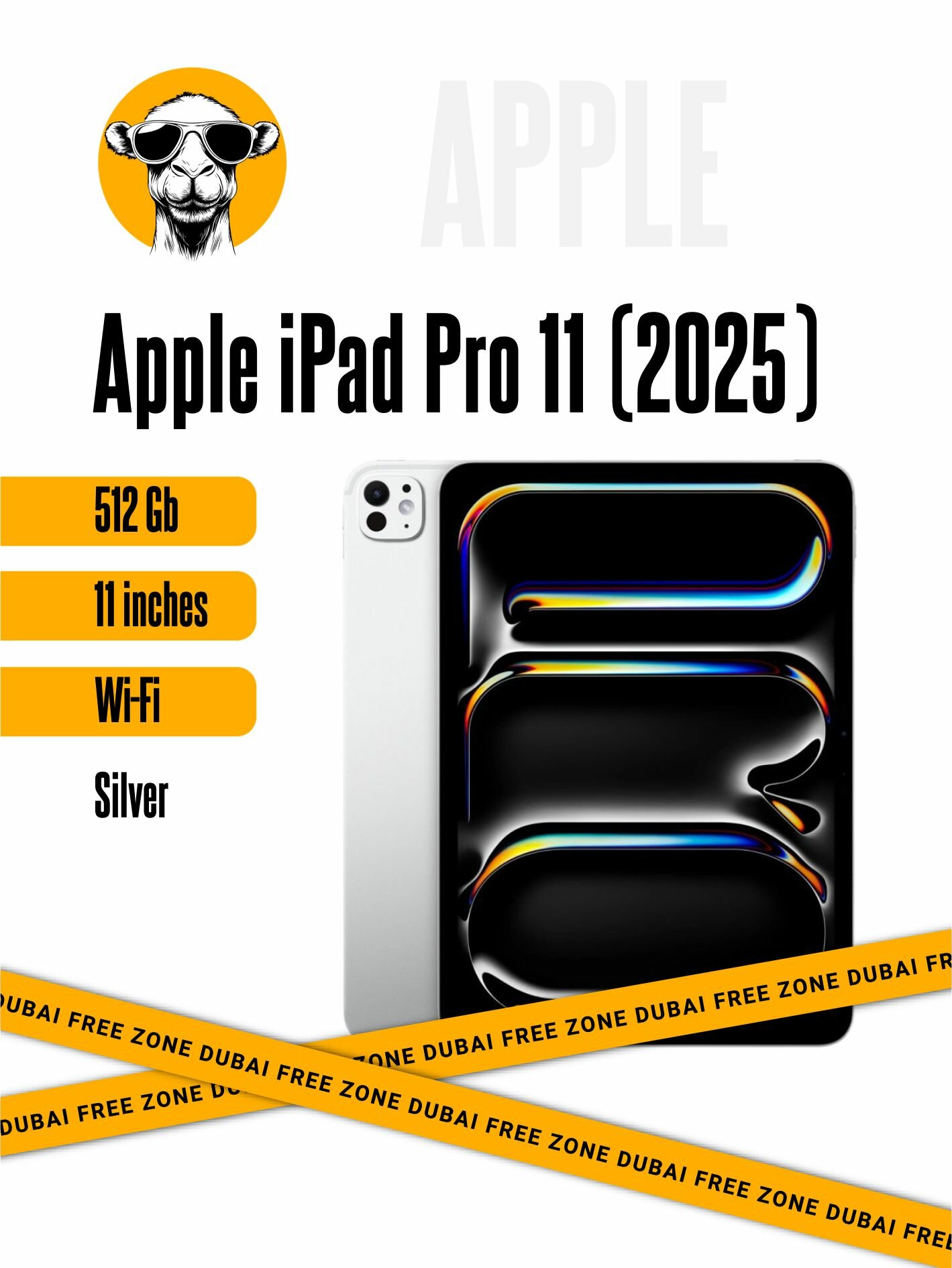 Планшет Apple iPad Pro 11 M5 2025 12/512Gb Wi-Fi Silver