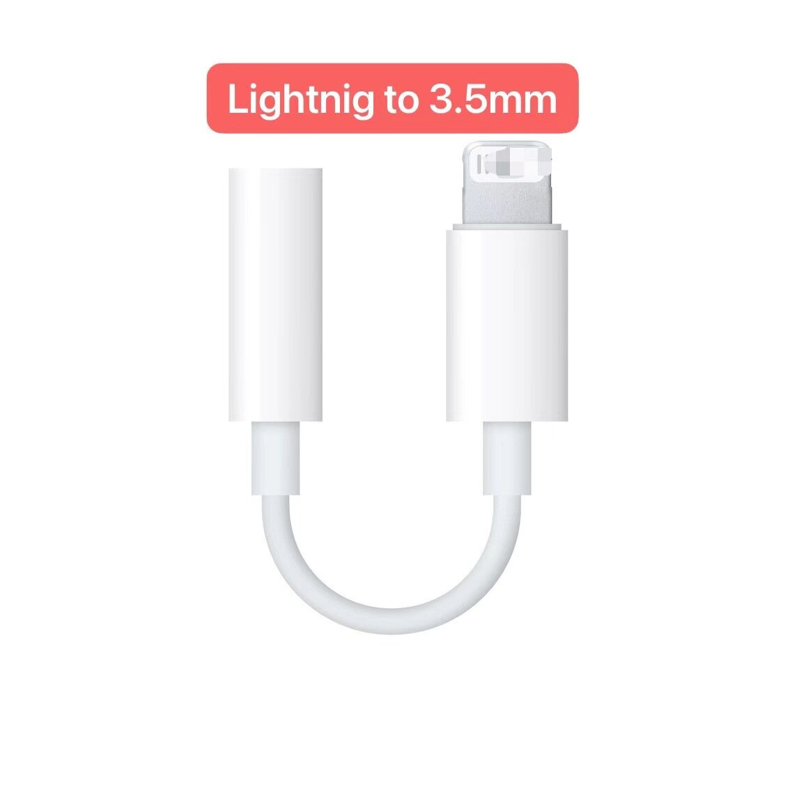 Применимо для Apple Apple Lightning 3,5 мм разъем для наушников преобразователь lightning3.5 mm оригинальный порт