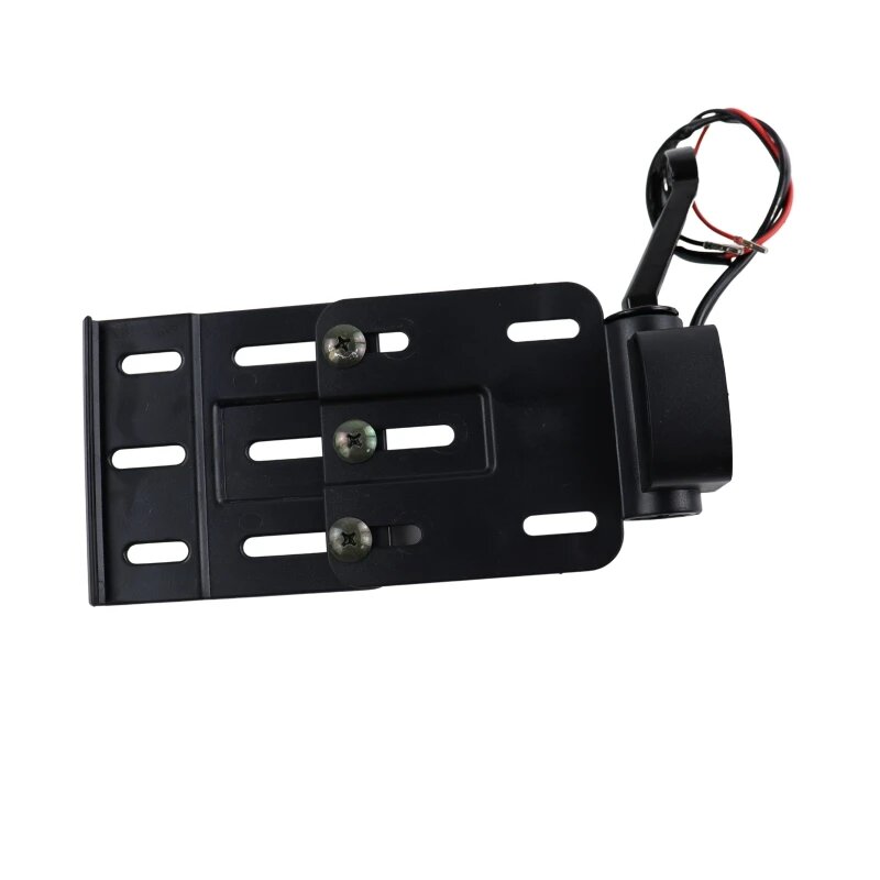 Аксессуары для мотоциклов, складной боковой Регулируемый кронштейн для крепления номерного A Black