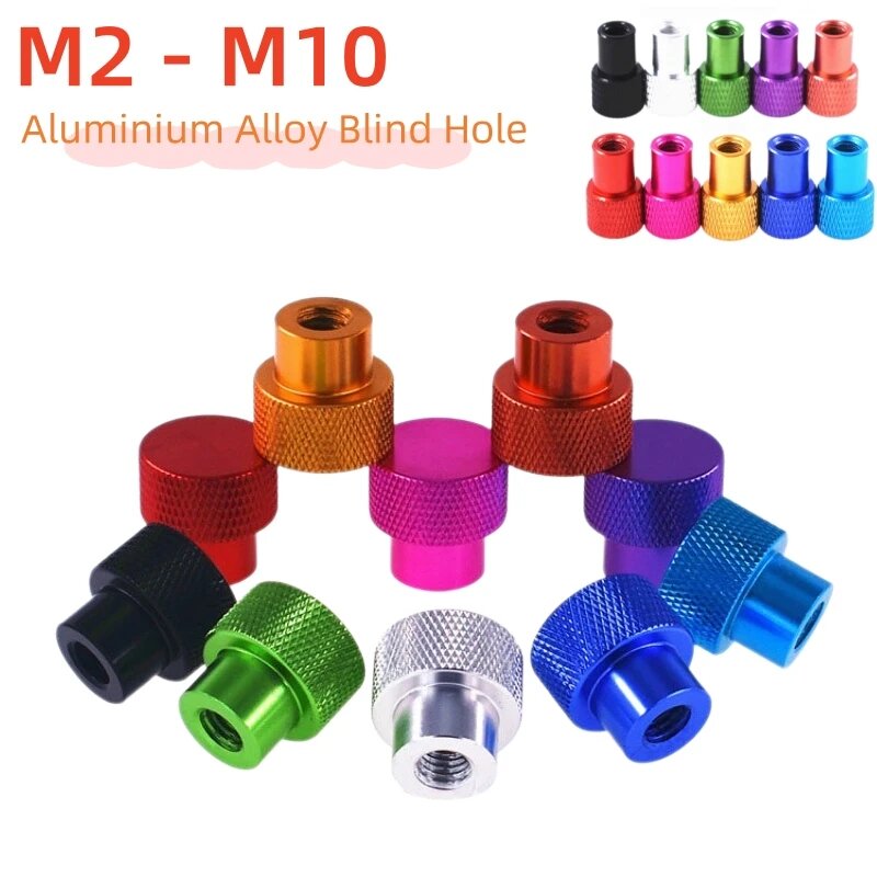 Черные алюминиевые гайки M2-M10
