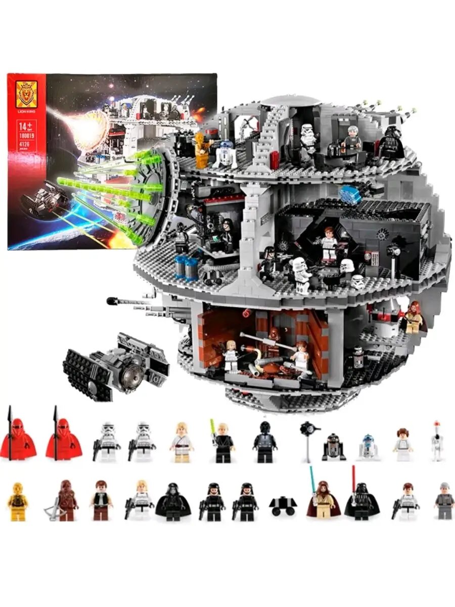 Конструктор Звездные войны Star Wars Звезда Смерти / 4126 деталей/ подарок / для мальчиков/ для взрослых