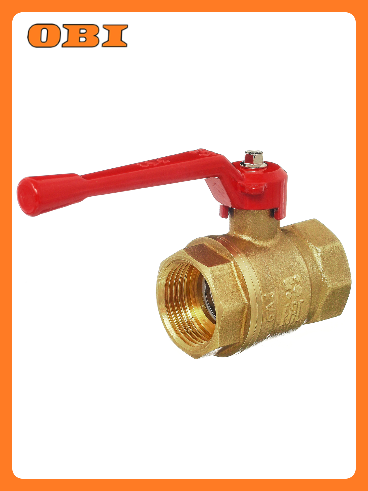 Кран шаровой БАЗ Standart 11Б27п1 "рычаг" 1/2"-1/2" вн.-вн. DN15 PN40