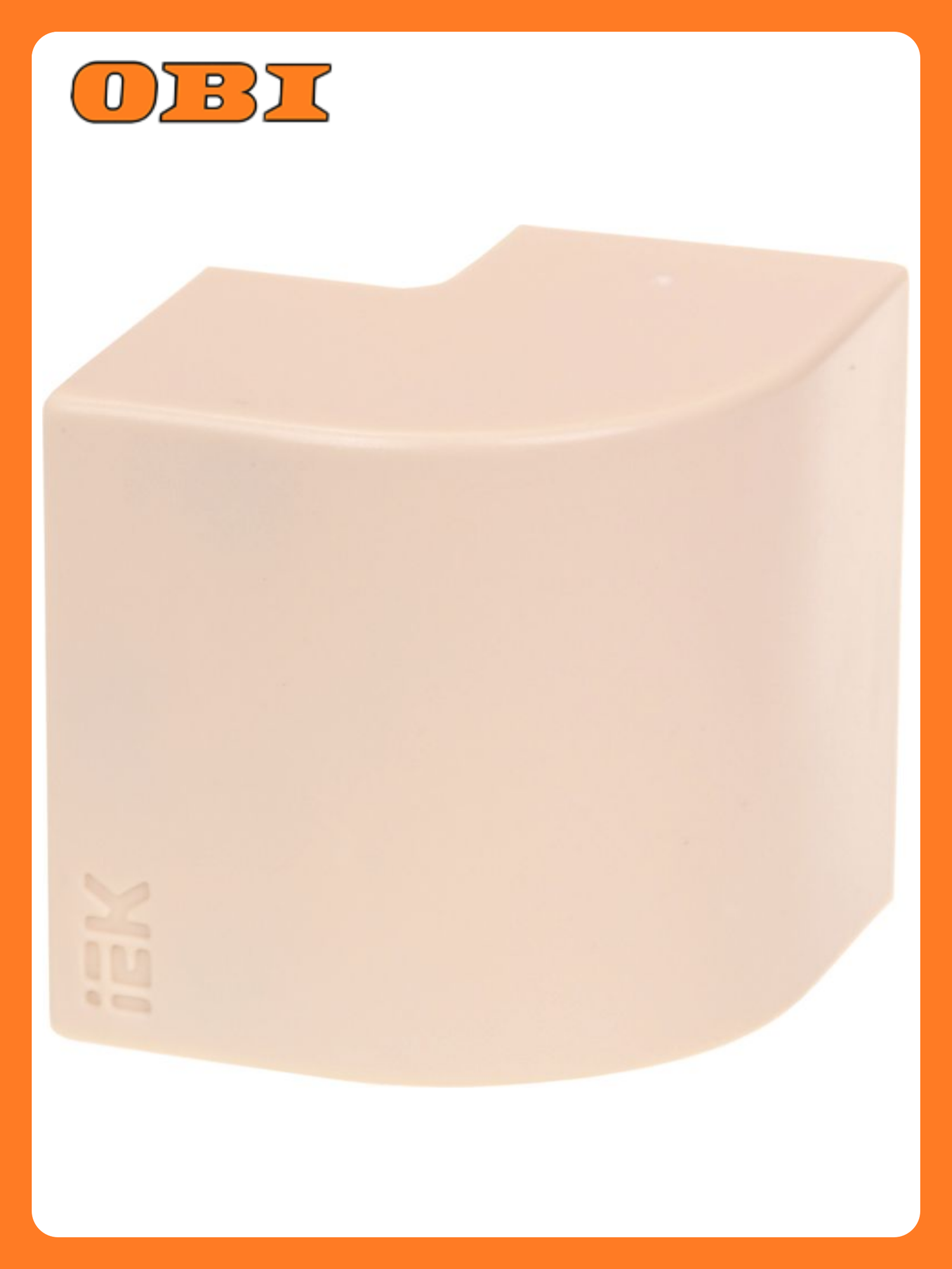 Угол внешний IEK КМН, для плинтусных кабель-каналов, 25x16 см, 4 шт