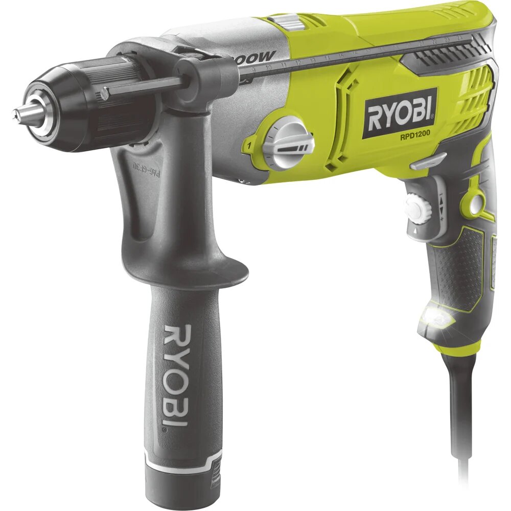Ударная дрель Ryobi 3002067 RPD1200-K 5133002067, легкий