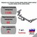 Фаркоп для Toyota Corolla (E140; E150) (2007-2013)/ Corolla (E160; E170) (2013-2...