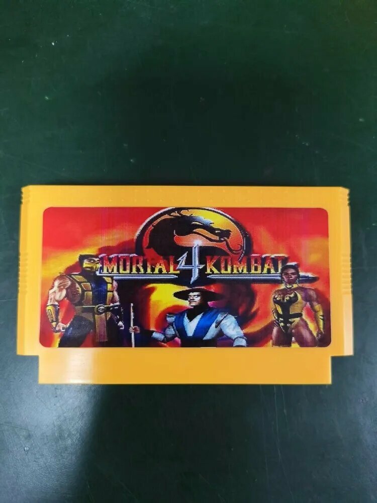 Картридж игровой 8 bit Mortal Kombat 4 (без коробки)
