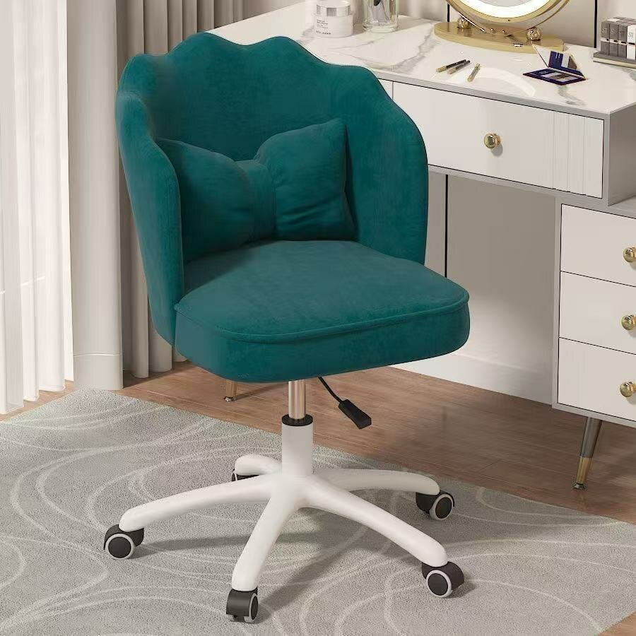 Кресло для макияжа для спальни девочек, высококачественный стул для туалетного столика, стул для макияжа, роскошное кресло со спинкой для домашнего освещения