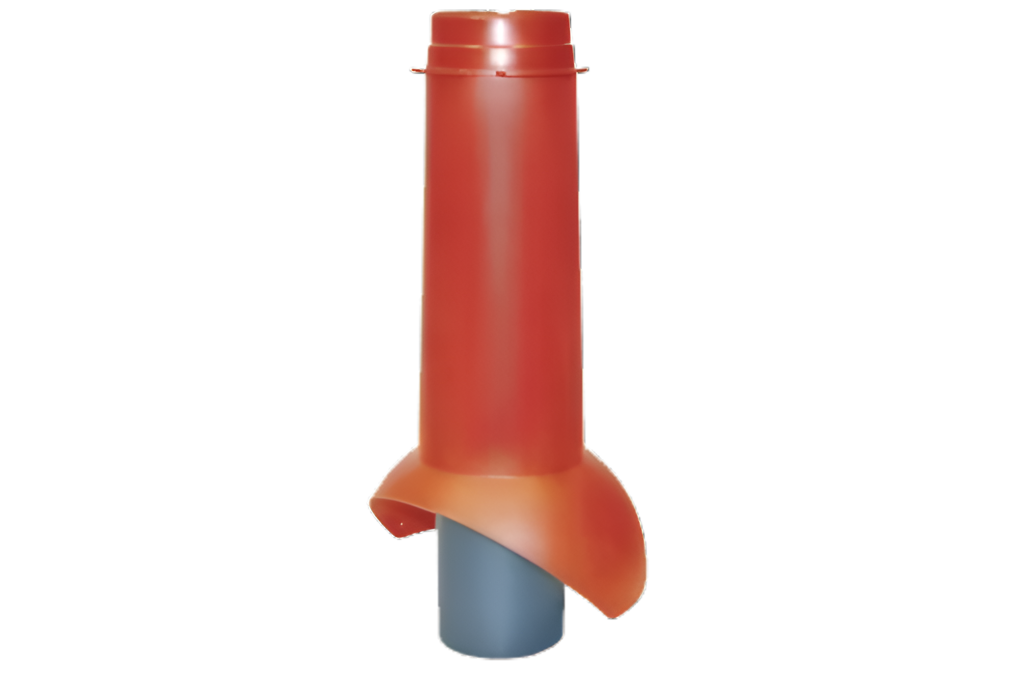 Выход канализации KROVENT Pipe-VT IS 110х500 изолированный, цвет RAL 3009 красный.