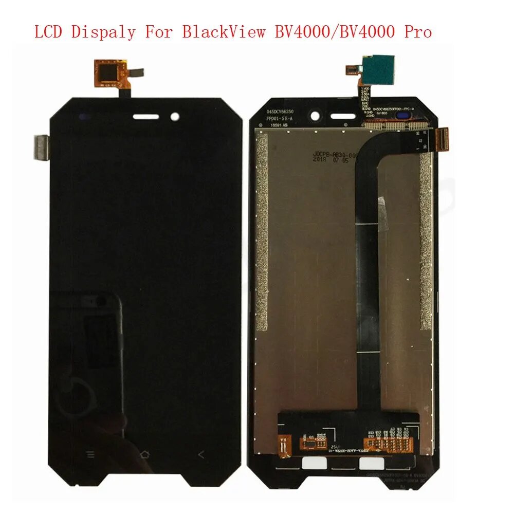 Дисплей на Blackview BV4000 , BV4000 Pro в сборе с тачскрином Черны