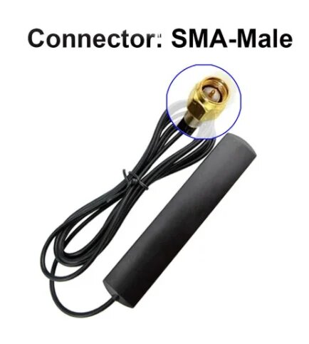 Кабель-переходник SMA 700-2700 МГц 5 дБи TS9 CRC9