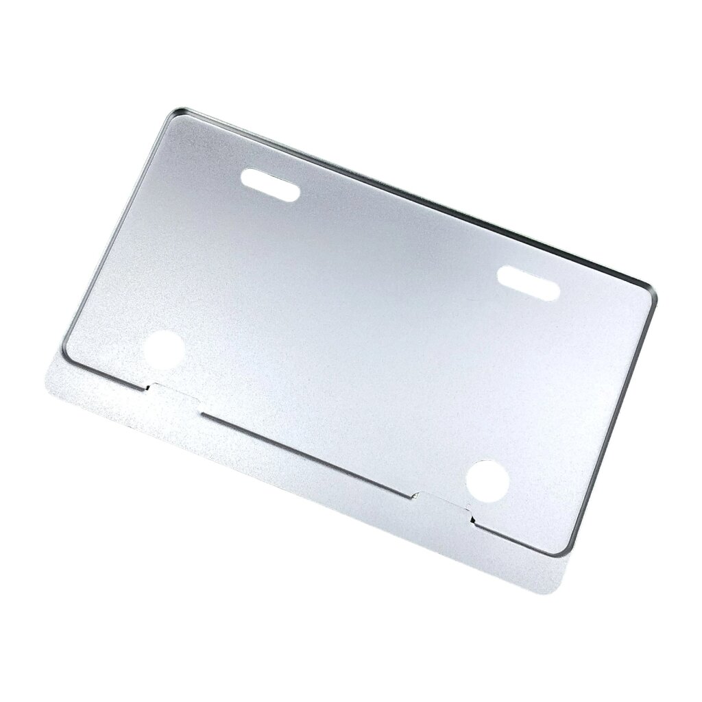 Тайвань Тайвань стандартный маленький мотоцикл семи размеров рамка номерного знака мотоцикла рамка номерного знака-серебристый