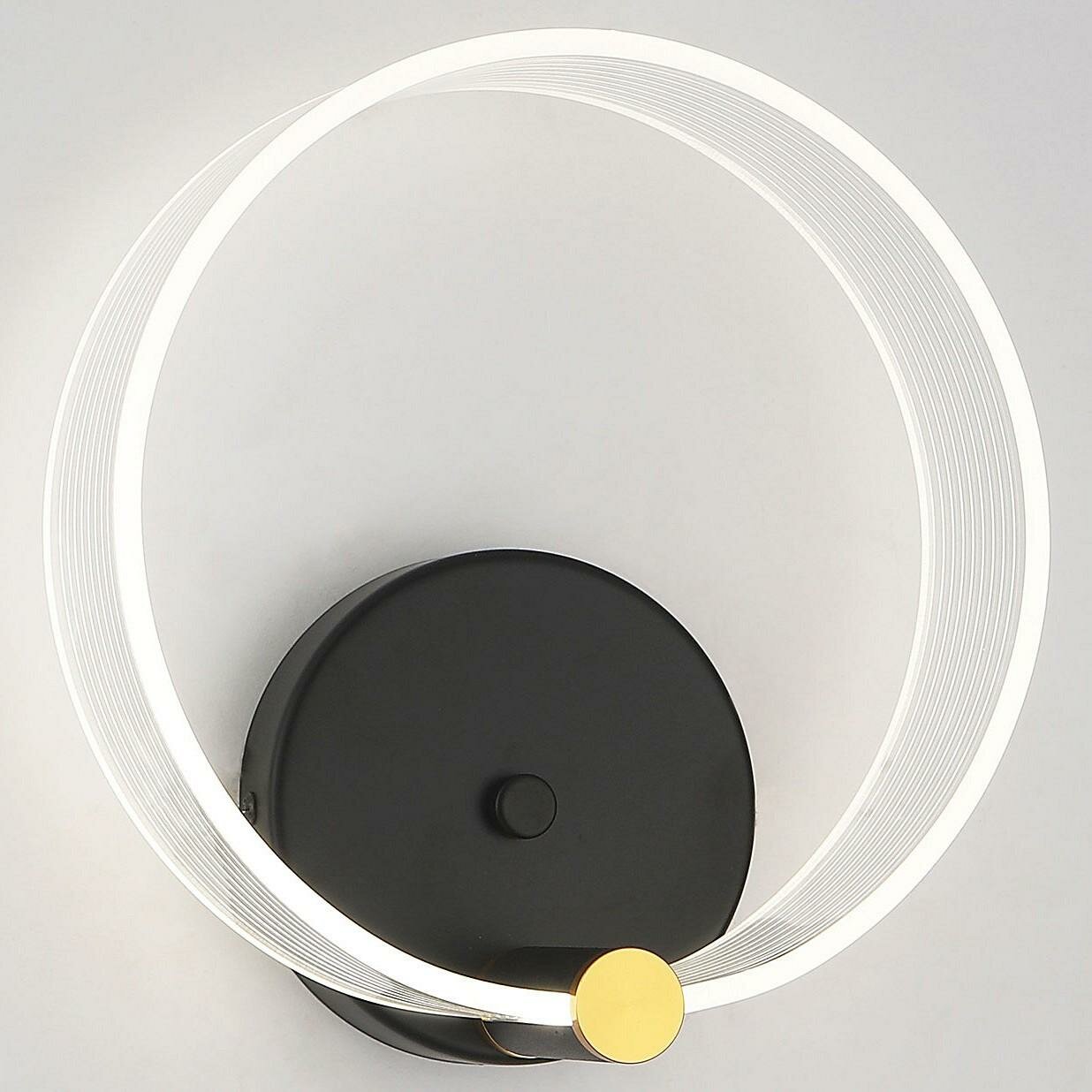 Бра Lussole Bradford LSP-7287 цвет черный Модерн