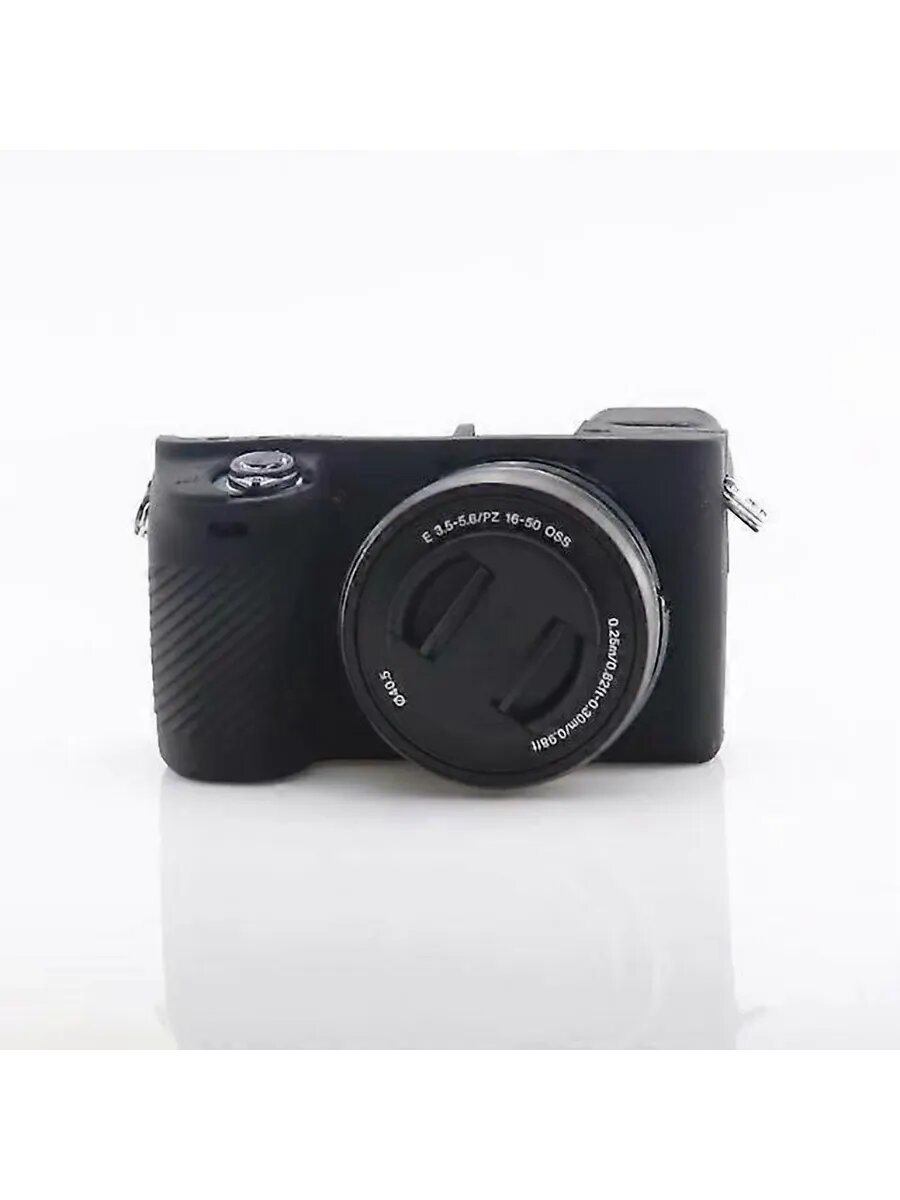 Силиконовый чехол CameraCase для Sony A6300 черный, защита от царапин