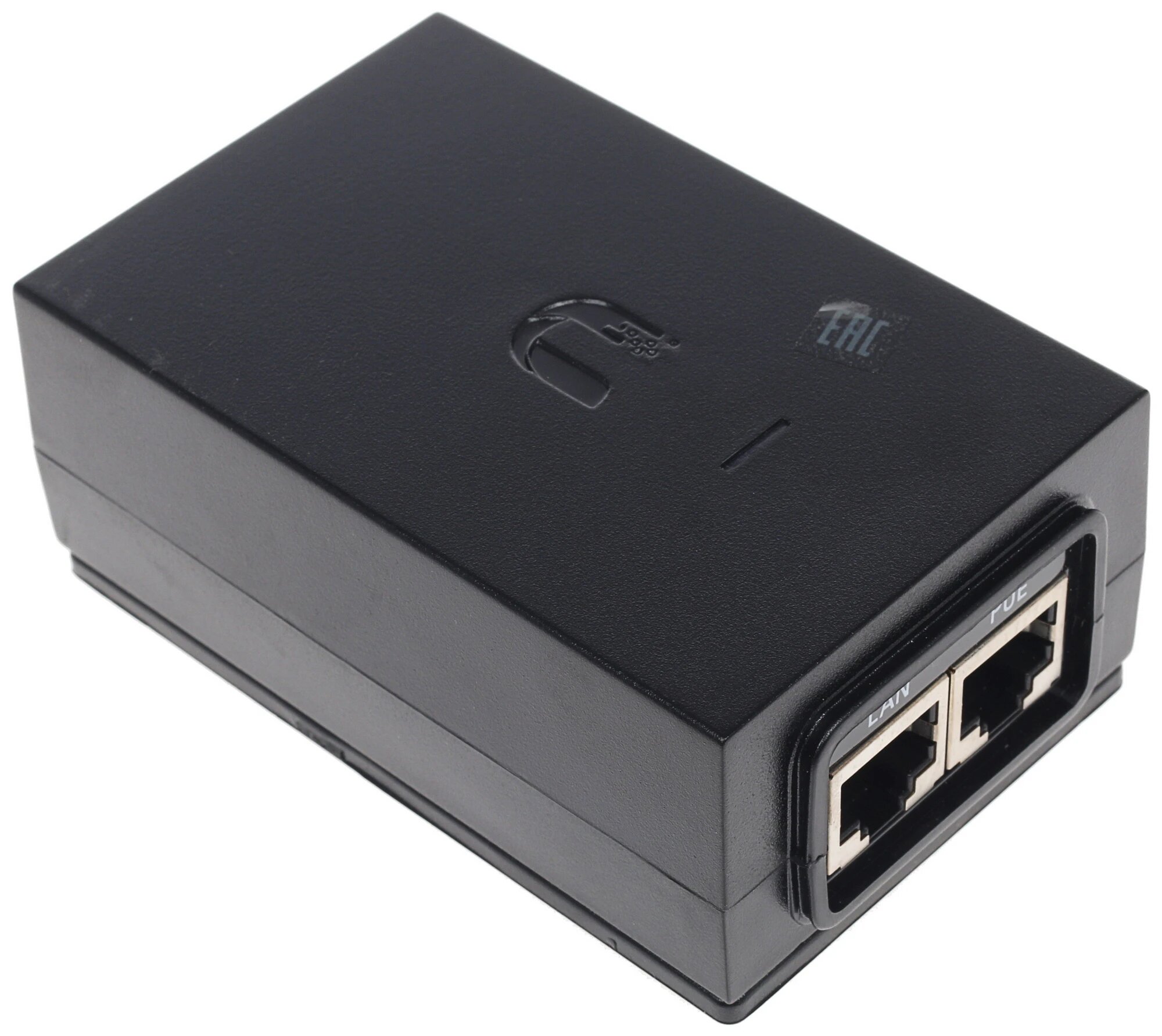 Блок питания Ubiquiti POE-48-24W (POE-48-24W(EU)), черный, 10/100BASE-T 100-240В